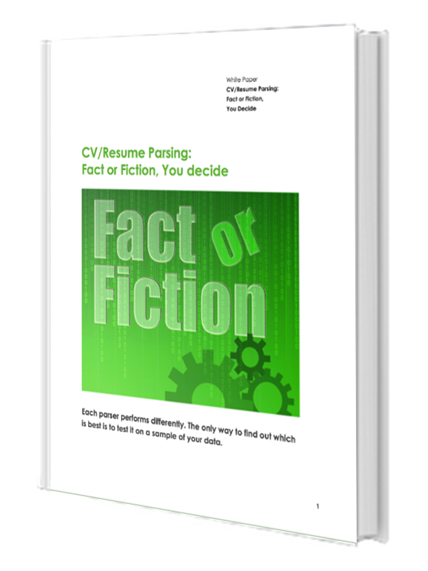 CV/Resume Parsing — Fact or Fiction, You Decide