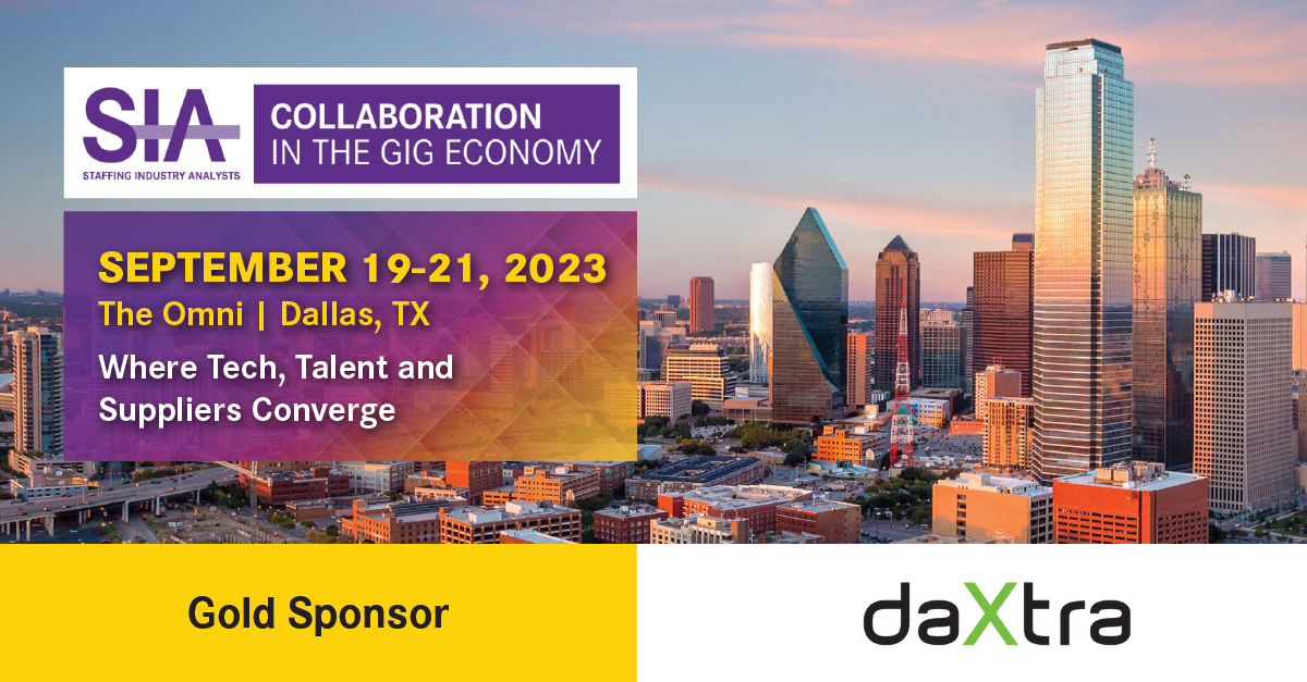 Daxtra is a Gold Sponsor at SIA's Collaboration in the Gig Economy